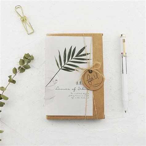 30 Pcs Pack Cute Leaves Postcards 143 93mm Leaf Pl Vicedeal