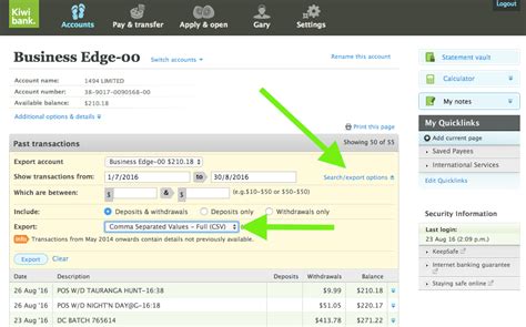 Exporting Transactions From Your Bank Solo Nz