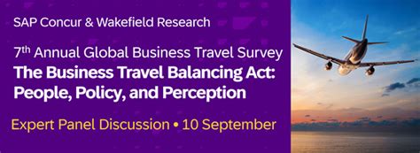 Sap Concur And Wakefield Research Expert Panel Discussion 7th Annual