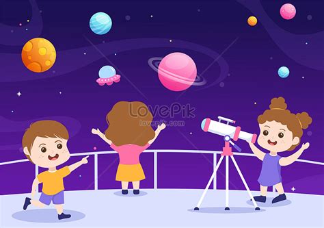 천문학 만화 일러스트 일러스트 무료 다운로드 Lovepik