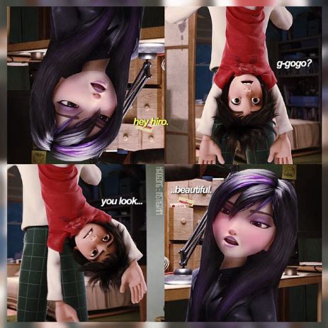 Hiro Hamada And GoGo Tomago Hiro To GoGo G GoGo You Look Beautiful Looks Like GoGo As A