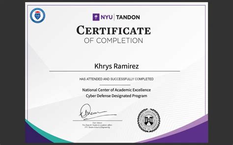 Khrys R On Linkedin Happy To Accept My Nsa Cae Defense Certificate