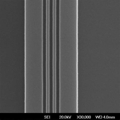 Sem Image Of The Fabricated Waveguides With Metamaterial Between Them