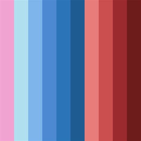 Blue Red Fusion Color Palette Colordrop