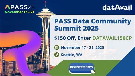 Passdatasummit Passdatacommunitysummit Passdatacommunity Passsummit Microsoftdataplatform