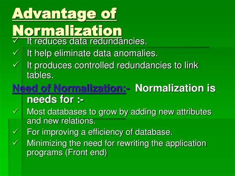 Advantages Of Normalization In Sql What Are The Advantages And My Xxx