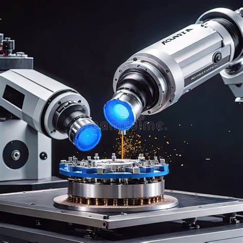 Advanced High Precision Robotic Arms On A Fully Automated Assembly Line