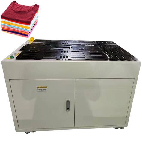 Automatic T Shirt Foldingbagging Machine Industrial Clothes Ironing