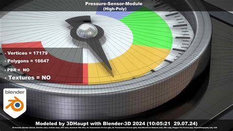 Pressure Sensor Module Cgtrader