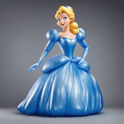 Inflatable Figure Of Princess Cinderella Blonde H By Thyhh On Deviantart