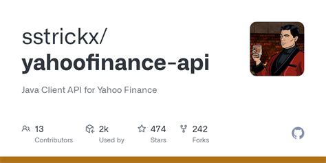 github sstrickx yahoofinance api java client api for yahoo finance