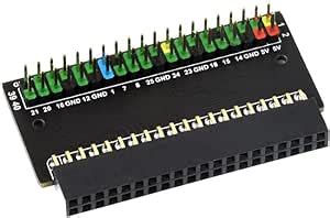 GPIO Header Adapter Compatible With Raspberry Pi Header Easy Expansion Color Coded Header