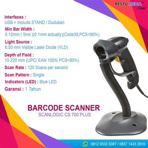 Jual Barcode Scanner Scanlogic Stand Duduk Shopee Indonesia