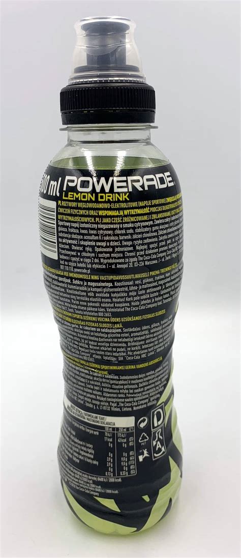 Powerade Lemon ISOTONIC 500 ml | IZOTONIC DRINKS \ Powerade ION4 OFFER ...