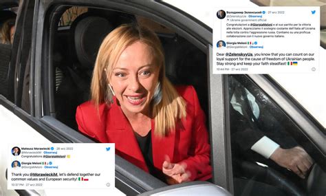 Morawiecki I Zełenski Pogratulowali Meloni Co Odpisała
