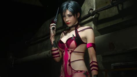 【sexy Mods】resident Evil 2 Remake Thicc Ada Red Stockings Night Club