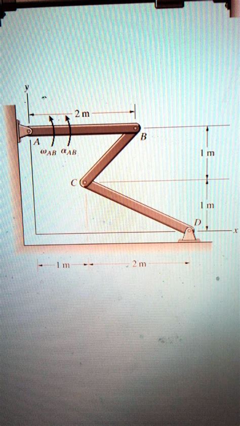 The Angular Velocity And Angular Acceleration Of Bar Ab Are Ï‰ab 4 Rad S And Î±ab 6 Rad S 2