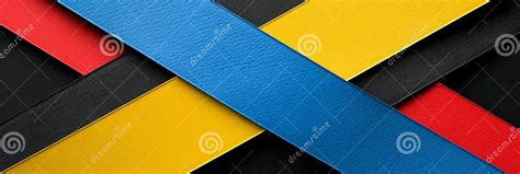 Vibrant Geometric Backgrounds Sharp Angles Interlocking Shapes Striking Compositions Stock