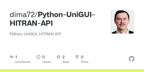 Github Dima72 Python Unigui Hitran Api Python Unigui Hitran Api