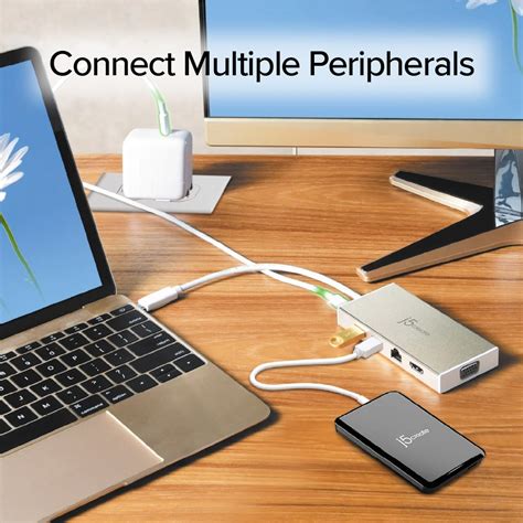 J Create USB C In K HDMI Multi Port Hub With Power Delivery JCD Thunder Match