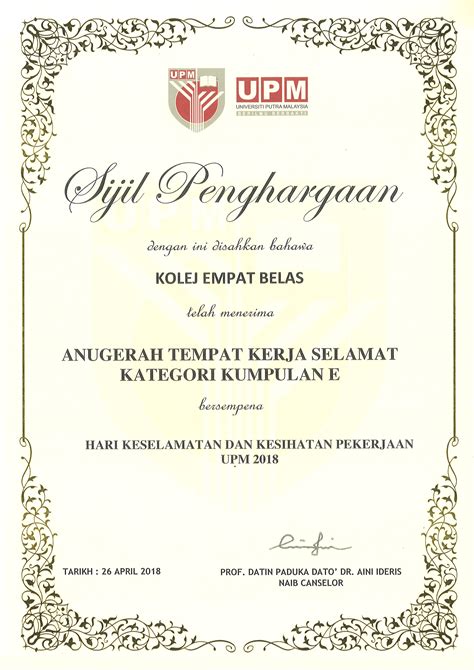 Pekerja Contoh Sijil Penghargaan Perkhidmatan 9 Template Sijil