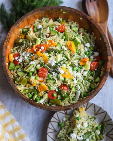 Spring Asparagus And Orzo Salad Betterfoodguru
