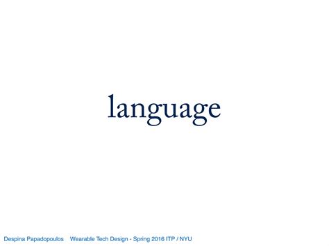 Wearable Tech Design Class 02 Ppt