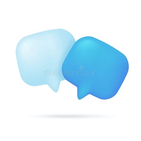 3d Text Box Speech Bubble Dialogue Comic Style Stock Vector Illustration Of Isolated Balloon