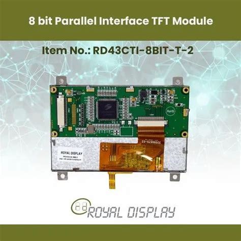Royal Display Tft With 8 Bit Interface Maximum Display Resolution 800x480 Pixels Screen Size