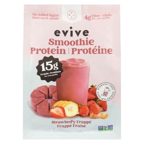 Real Canadian Superstore Evive Strawberry Protein Smoothie Cubes Same