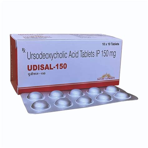 Ursodeoxycholic Acid 150 Mg Udisal 150 Tab At ₹ 160strip