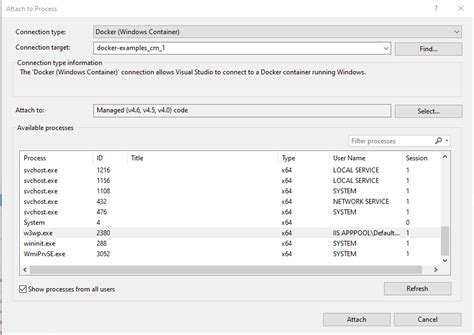 debug code running in containers sitecore documentation