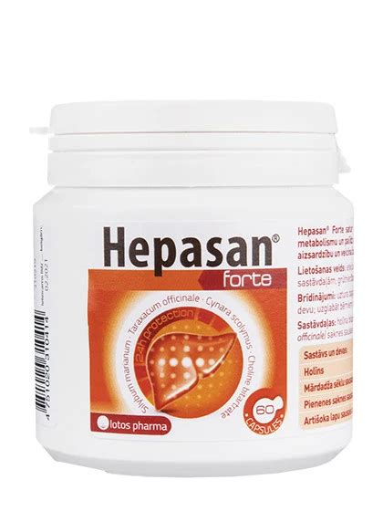 Hepasan Forte 60 Kapsulas Internetaptiekalv