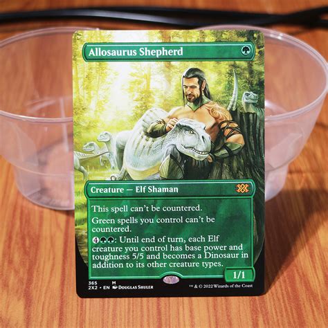 Allosaurus Shepherd 365 English Double Masters 2022 2x2 Magic The Gathering Proxy Mtg Cards