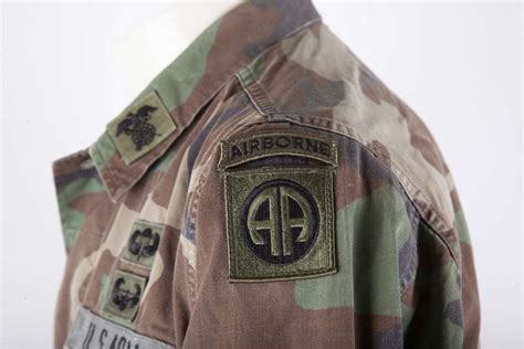 Us Army 82nd Airborne Rigger Woodland M81 Jacket M1 Militaria