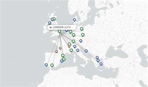 Mapa De Rutas De British Airways En Asia