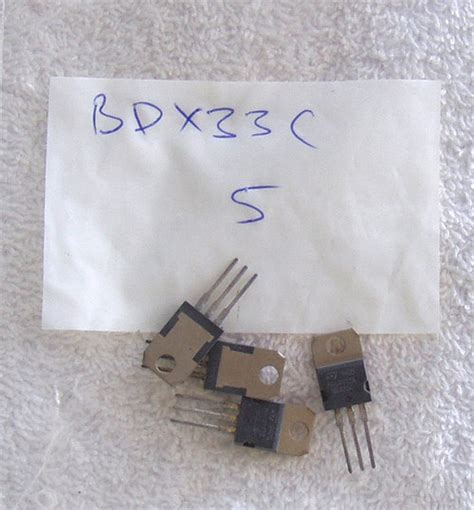 St Microelectronics Bdx33c High Current Si Npn Darlington Transistor
