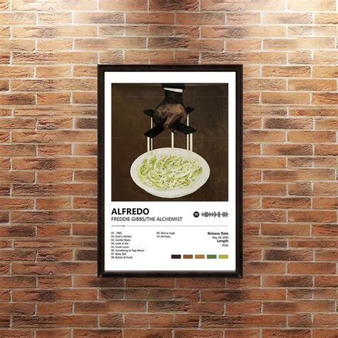 Alfredo Album Music Poster Freddie Gibbs The Alchemist Album Music