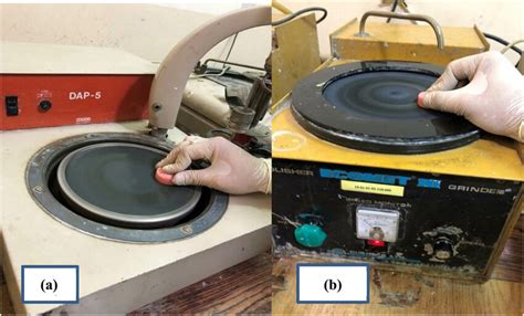 A Grinding Process B Polishing Process Download Scientific Diagram