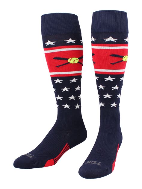 Girls Wearing Softball Socks