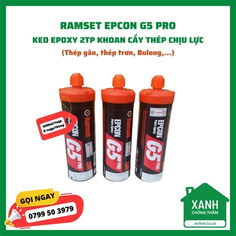 Keo Khoan Cấy Thép Ramset Epcon G5 Pro Mới ChỐng ThẤm Xanh