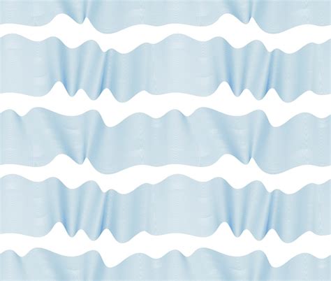 Premium Vector Artistic Vector Seamless Pattern With Stylized Waves Blue Color Curve Lines