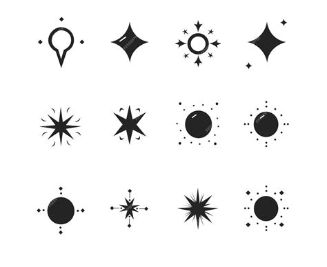 Premium Vector Vector Sparkle Icon Set Illustration Editable Eps