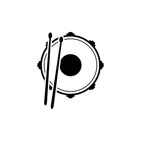 Drum Logo Icon Design Template 7634552 Vector Art At Vecteezy