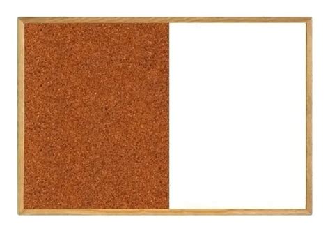 Pizarra Combinada 90 X 60 Blanca Magnetica Y Corcho Marcador Mismo