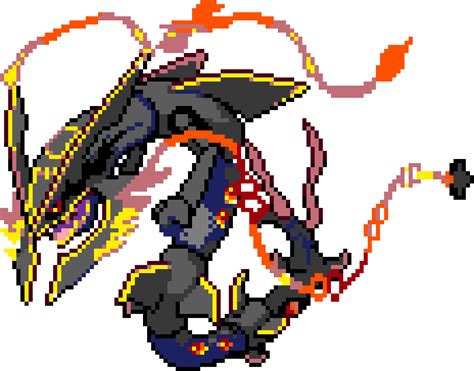 Pixilart Shiny Mega Rayquaza By Pibuslouch