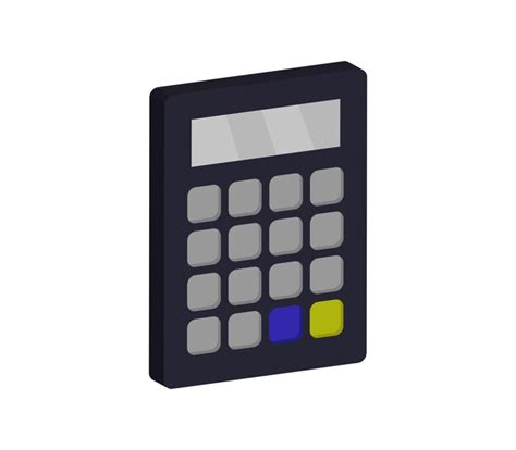 Premium Vector Three Dimensional Calculator