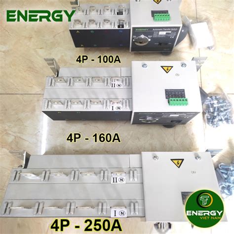 Chuyển Nguồn Tự Động Ats 4p 100a 4p 160a 250a Chuyển Nguồn Tự Động 3