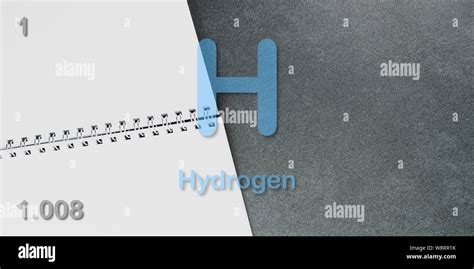 Chemical Element Atomic Data And Symbol Table Of Elements Stock Photo Alamy