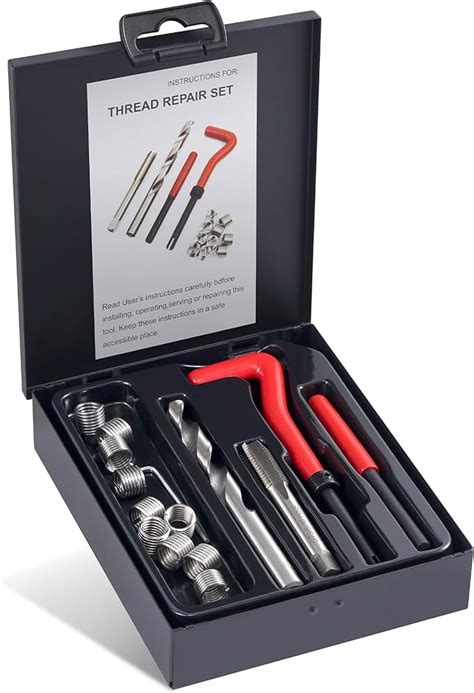 M6 Helicoil Kit Vevor Helicoil Thread Repair Kit 338 Piece Sae And